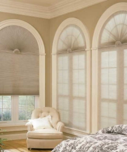 Specialty Shaped Shades – Accent Verticals Window Coverings – Window ...